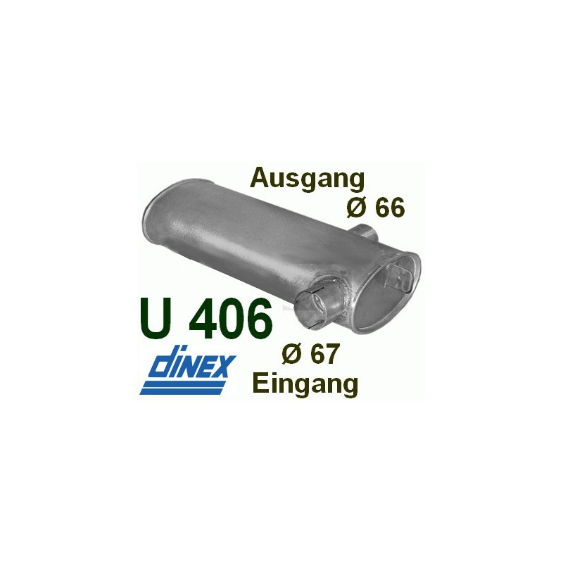 Auspuff Auspufftopf Schalldämpfer UNIMOG 406 403 416 Auspuff Auspufftopf Schalldämpfer UNIMOG 406 403 416
